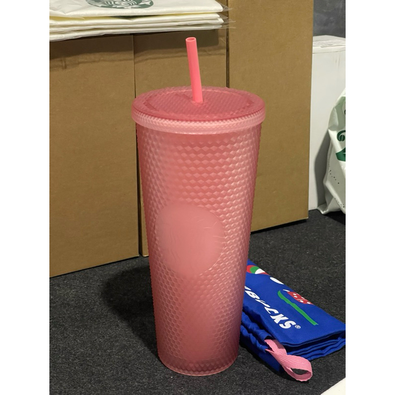 แก้ว Starbucks ST-SOFT TOUCH PINK BLING CC 24OZ | Shopee Thailand