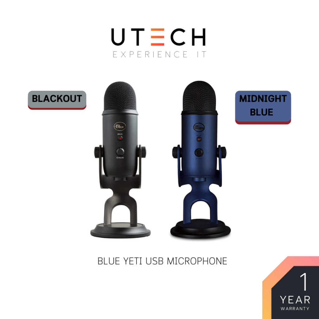 ไมค์โครโฟน Blue Yeti USB Microphone by UTECH | Shopee Thailand