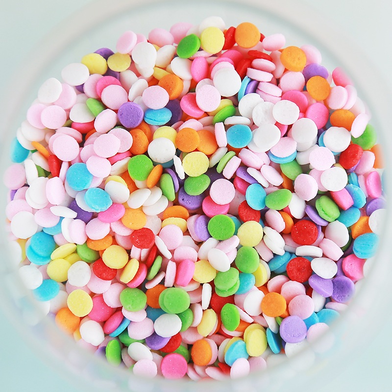น้ำตาลฟองดองท็อปปิ้งเค้ก เม็ดสีตกแต่งขนม Sugar Sprinkle Topping แบ่งขาย ...