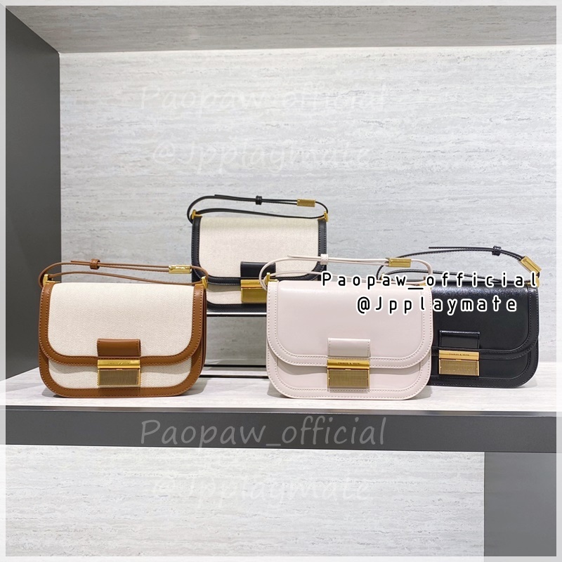 CHARLES & KEITH กระเป๋าสะพาย รุ่น Charlot Bag: CK2-80781762 พร้อม ถุง ...