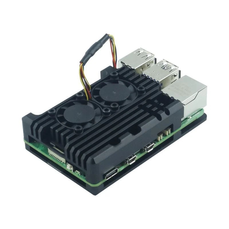 Raspberry Pi 5 Dual Fan Aluminium Case | Shopee Thailand