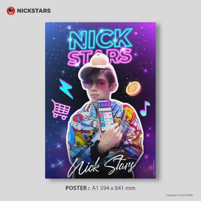 NICKSTARS Vol.1 โปสเตอร์ ขนาด A1 (Limited Edition) | Shopee Thailand