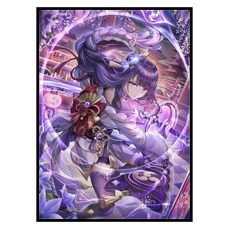 สลีฟ ไรเด็น เก็นชิน Genshin Impact Card Sleeve RAIDEN สลีฟโดจิน สลีฟบัด ...