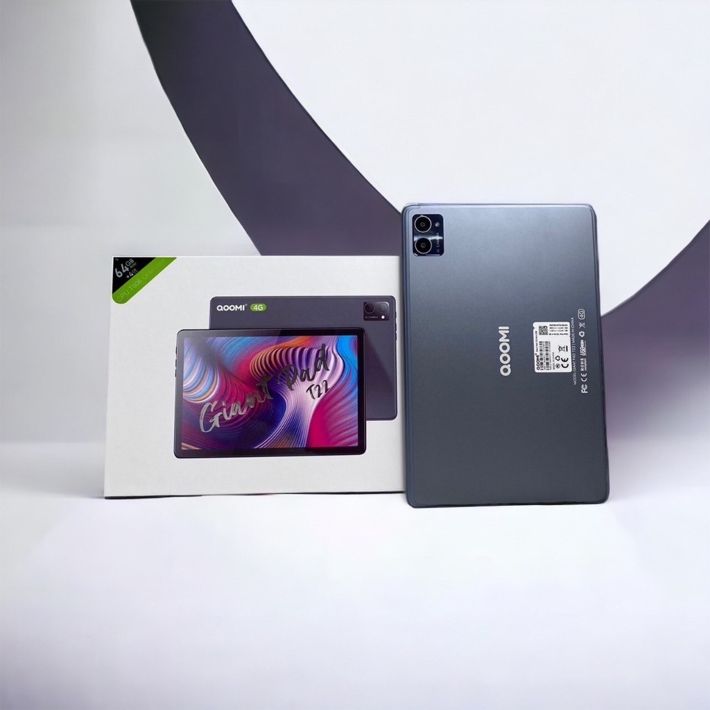 แท็บเล็ต QOOMI รุ่น GIANT PAD T22 (4+64GB) สี GRAY จอ 10.1 นิ้ว TABLET 4G รุ่นใหม่ล่าสุด แท็บเล ...
