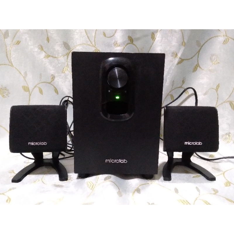 ลำโพง 2.1 ไมโครแล็บ มือสอง Microlab M-108 #เสียงดี #สภาพสวย | Shopee Thailand