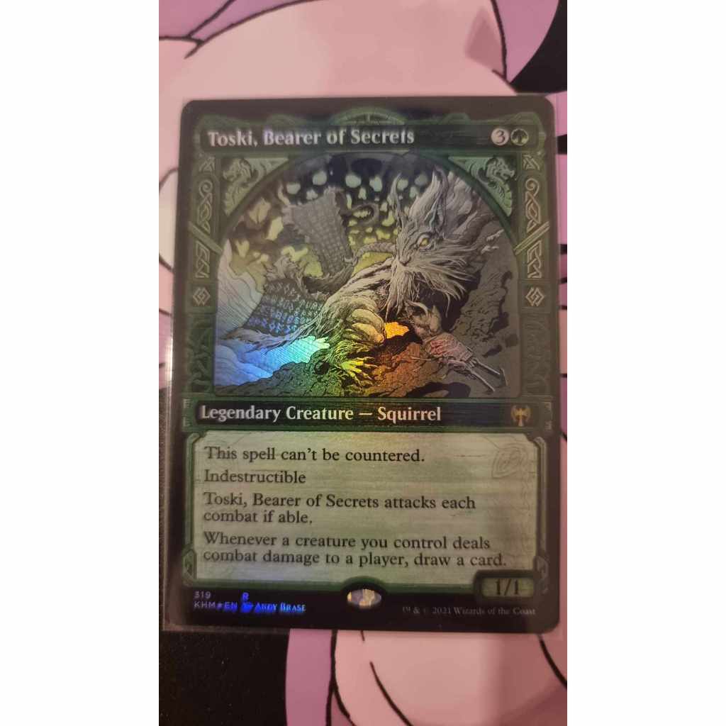 Toski, Bearer of Secrets (Showcase) Foil การ์ด Magic The Gathering ของ ...