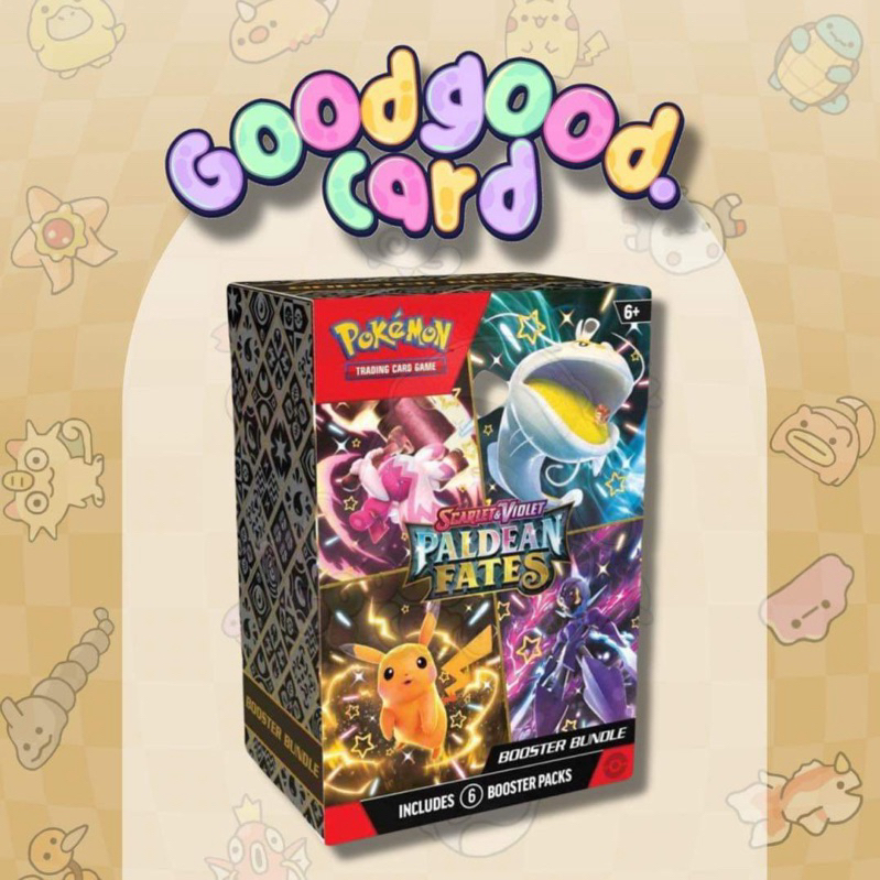 การ์ด โปเกม่อน Palden fates booster box รุ่น Scarlet & Violet ภาษา ...