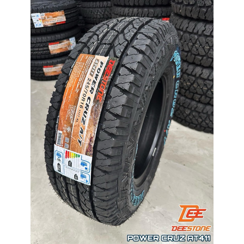 ยางใหม่ Deestone 245-70-R16 AT411 ปี2024 ราคาต่อเส้น (เก็บเงินปลายทาง ...