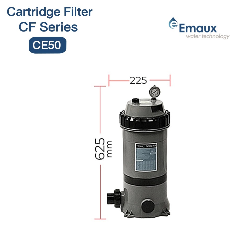 ถังกรองสระว่ายน้ำ EMAUX CF Series Cartridge Filters ถังกรองกระดาษ CF25 CF50 CF75 CF100 CF150 ...