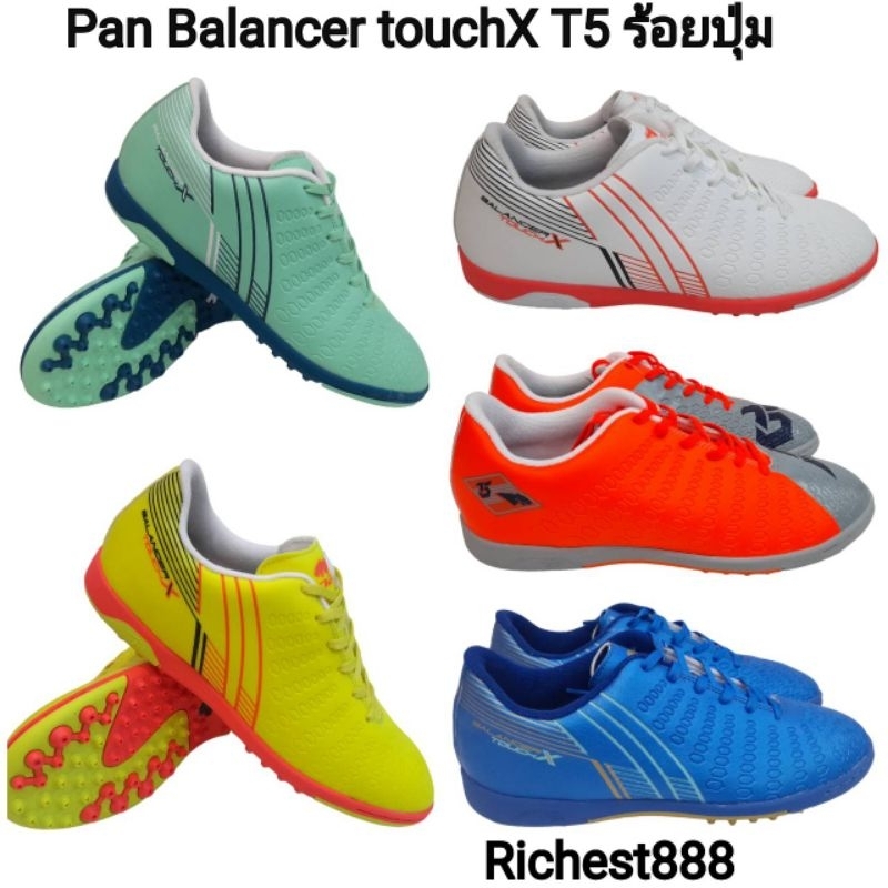 Pan รองเท้าร้อยปุ่มแพน สำหรับหญ้าเทียม Pan Balancer touch TURF 39-44 ...