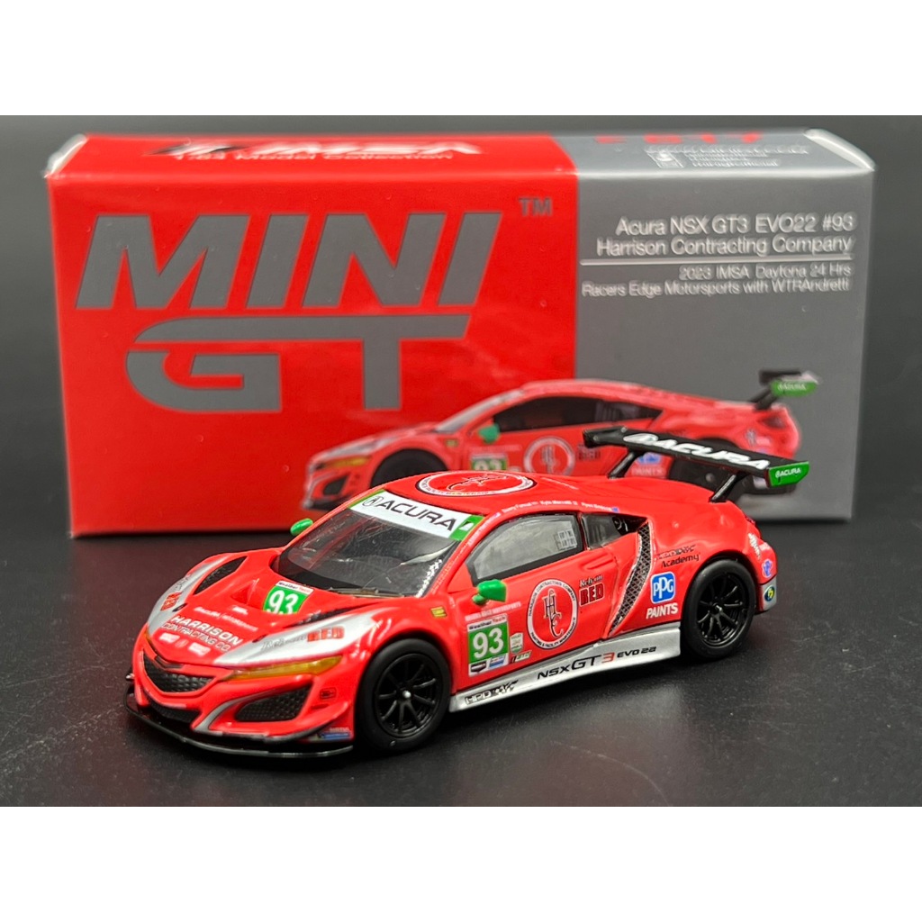 MINIGT Acura NSX GT3 EVO22 #93 WTR Racers Edge Motorsports IMSA 2023 ...