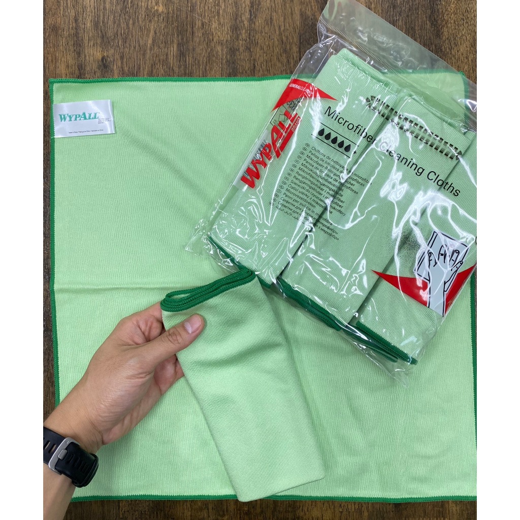 ผ้าไมโครไฟเบอร์ เขียว - Wypall Microfiber Cloth Green 83630 (1 ผืน ...