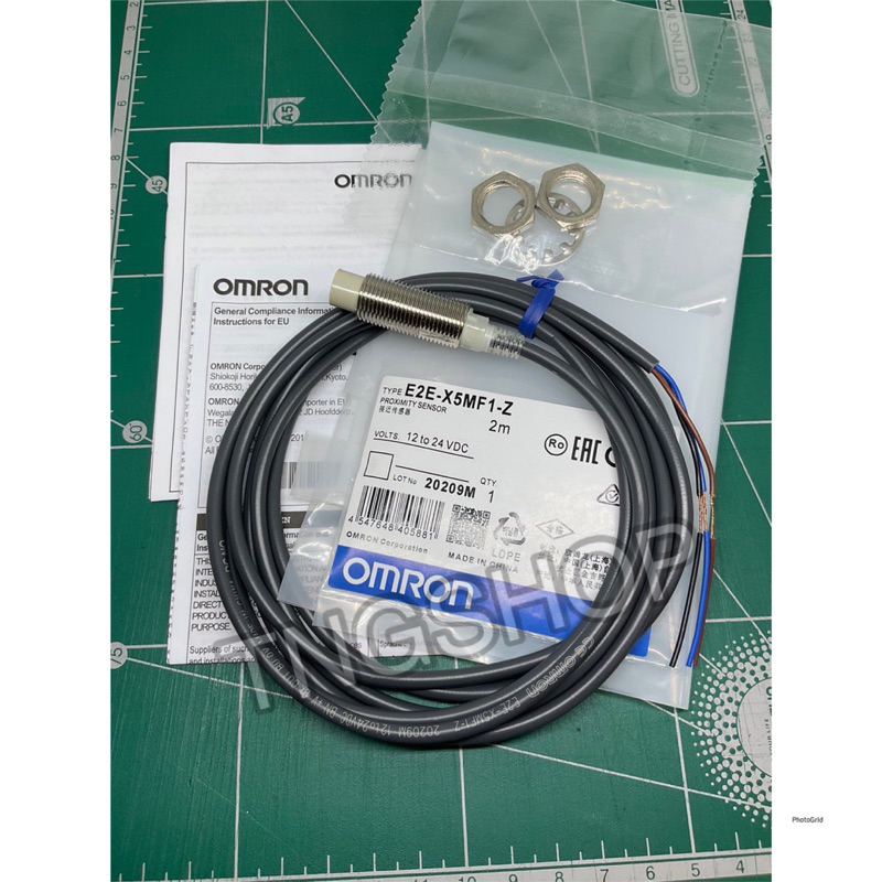 E2E-X5MF1-Z พร็อกซิมิตี้เซ็นเซอร์ M12 ระยะจับ 5มิล 3สาย ชนิด PNP NO Proximity sensor | Shopee ...