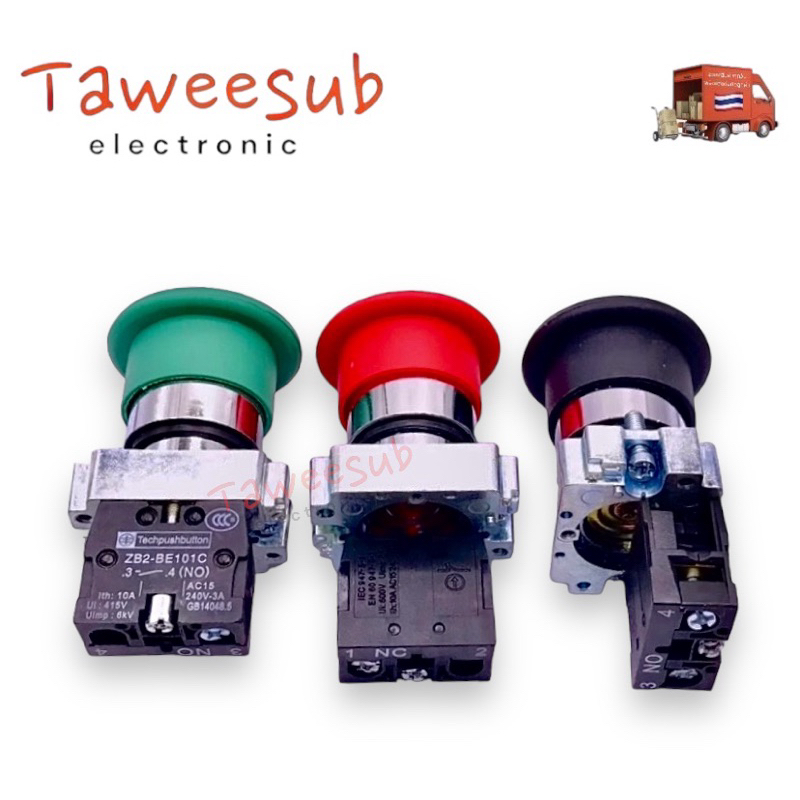Switch ZB2-BE101C สวิทซ์ กดติด ปล่อยดับ คอ22mm 10A 1NO มีของพร้อมส่งใน ...