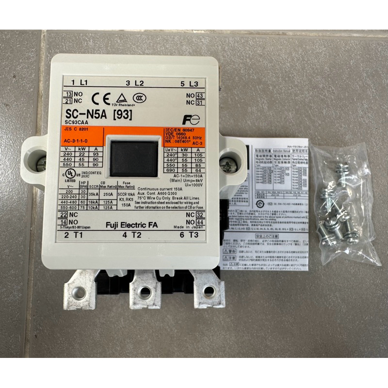 Fuji Electric แมกเนติก คอนแทคเตอร์ รุ่น SC-N5A (FUJI Magnetic Contactor) | Shopee Thailand