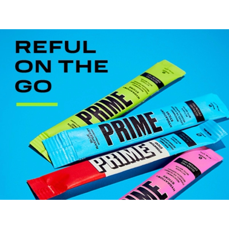 Prime Hydration Sticks ของแท้จาก US (แบ่งขายเป็นซอง)🇺🇸💯 | Shopee Thailand