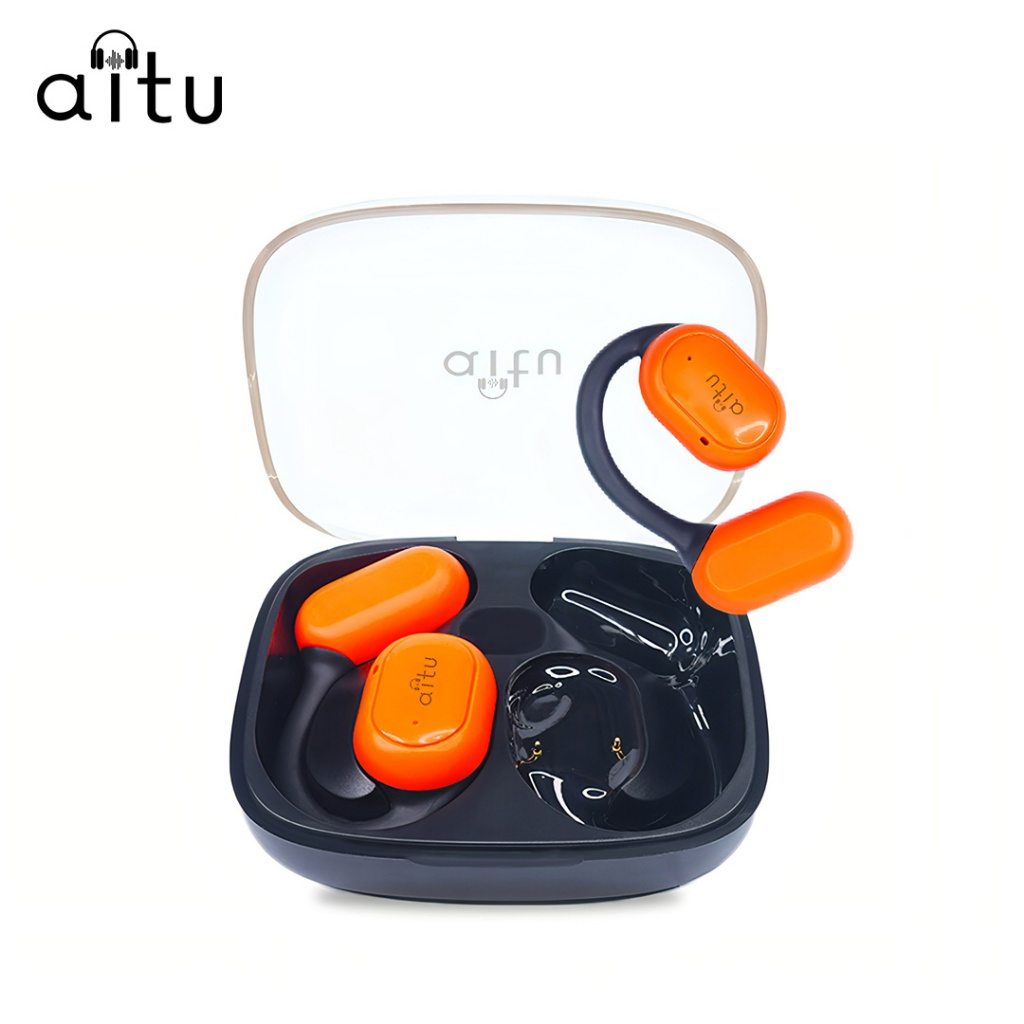 Aitu Q36 ชุดหูฟังบลูทูธไร้สายการนำกระดูก บลูทูธ 5.3 TWS หูฟังสำหรับกีฬา ...