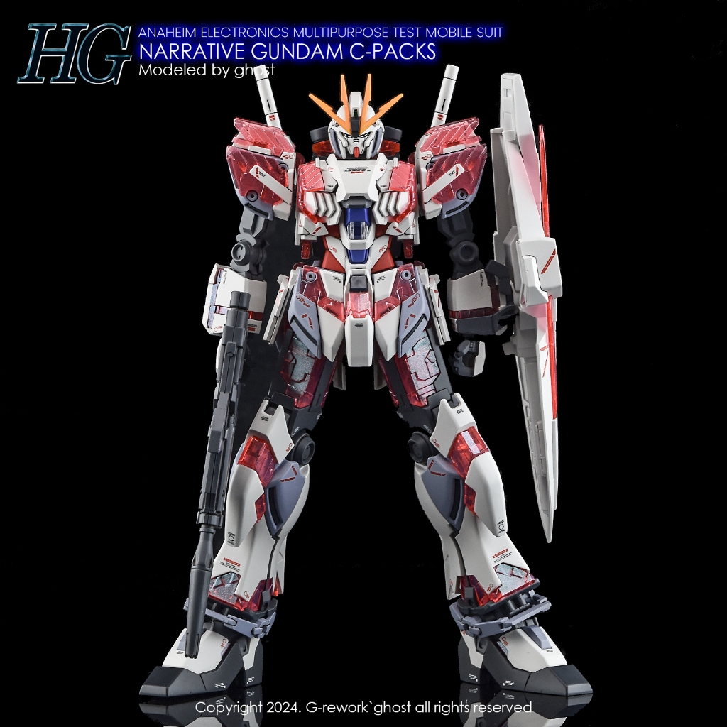 Water Decal [HG] RX-9/C NARRATIVE GUNDAM C-PACK ของแท้จาก G-Rework ...