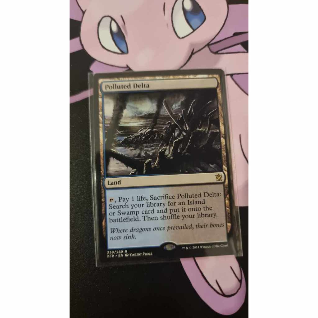 Polluted Delta การ์ด Magic The Gathering [MTG] ของแท้ [KTK][MH3 ...