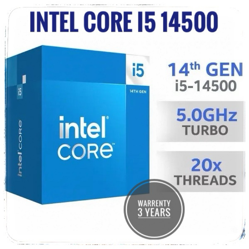 CPU INTEL CORE I5-14500 2.6GHz-5.0GHz | Shopee Thailand