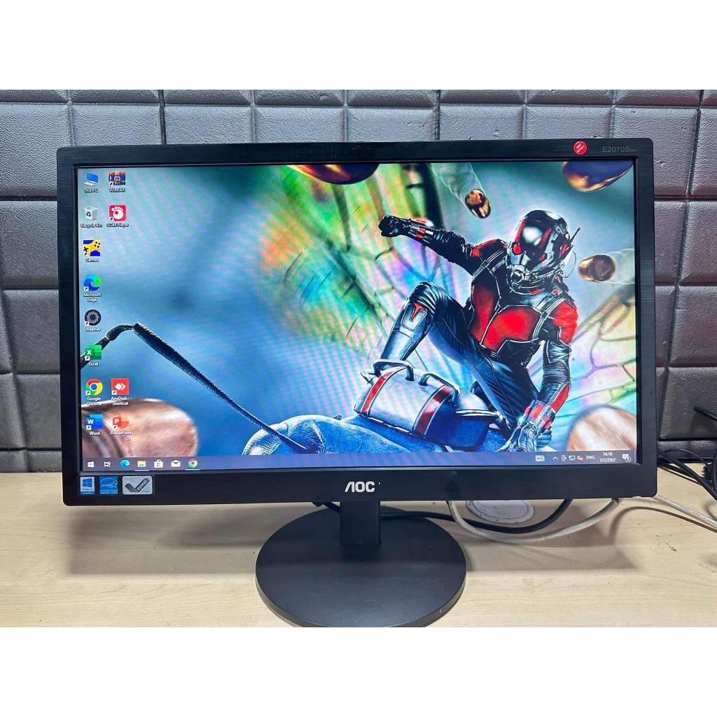Monitor 19.5'' AOC (E2070SWN) จอคอมพิวเตอร์ | Shopee Thailand