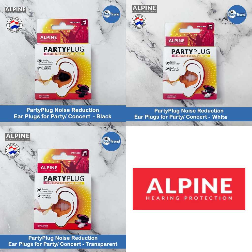 (Alpine) PartyPlug Noise Reduction Ear Plugs for Party/ Concert ที่อุด ...