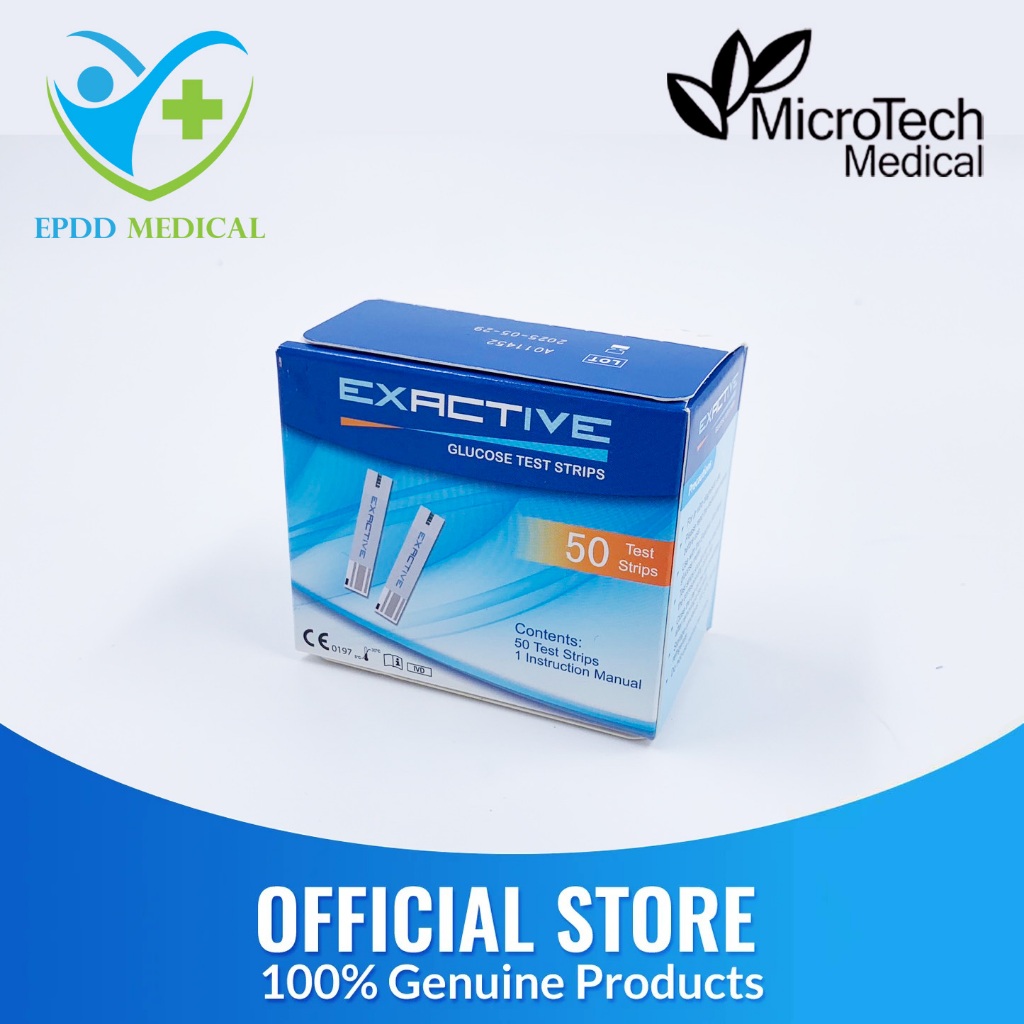 แผ่นตรวจ EXACTIVE VITAL เครื่องวัดน้ำตาลในเลือด ตรวจเบาหวาน ส่วนลดพิเศษ 50 % | Shopee Thailand