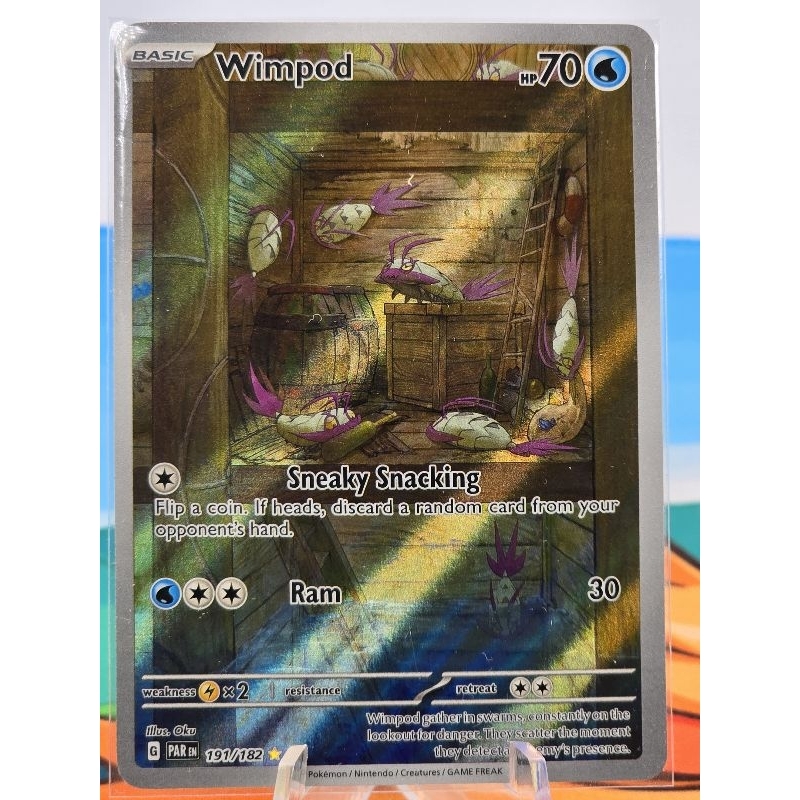 Pokemon Card "Wimpod AR 191/182" ENG Paradox Rift | Shopee Thailand
