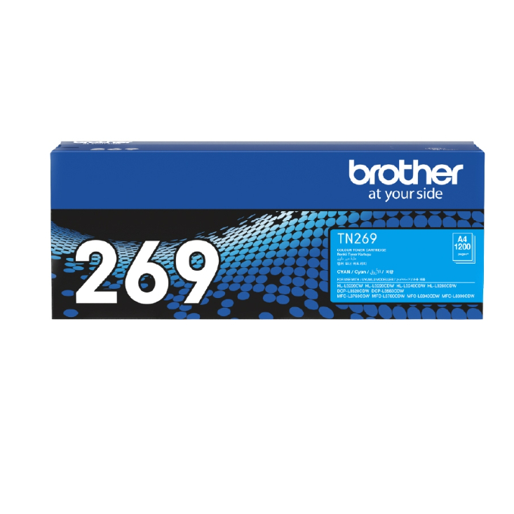 Brother TN-269 BK,C,M,Y ตลับหมึกของแท้ สำหรับรุ่น HL-L3240CDW / HL ...