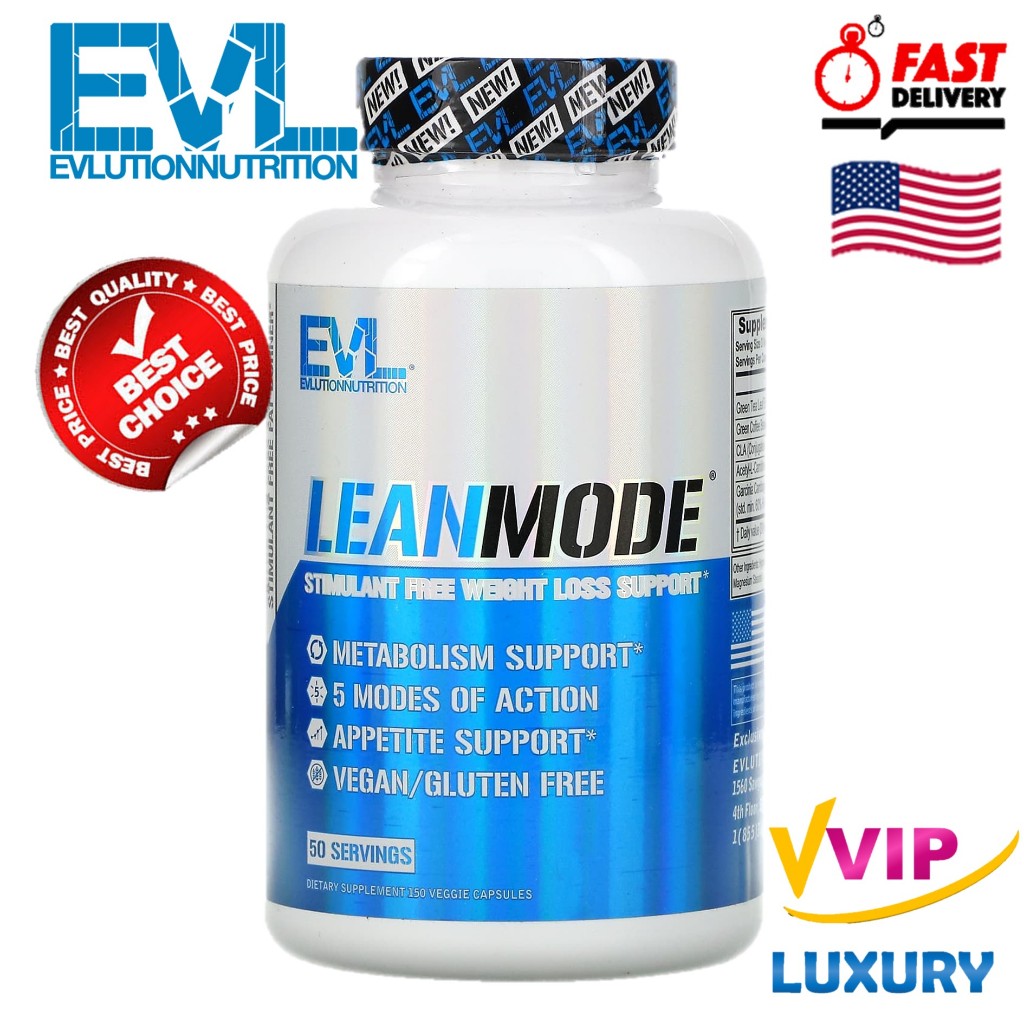 exp.01/2026 ลดไขมัน EVLution LeanMode,Lean Mode Fat Burner 150 capsules ...