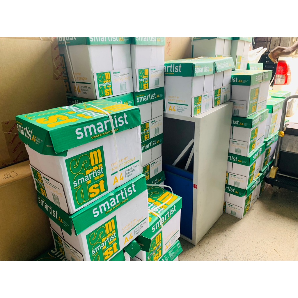 กระดาษถ่ายเอกสาร กระดาษ A4 Smartist 70 แกรม 1 กล่อง มี 5 รีม สั่งได้ ...