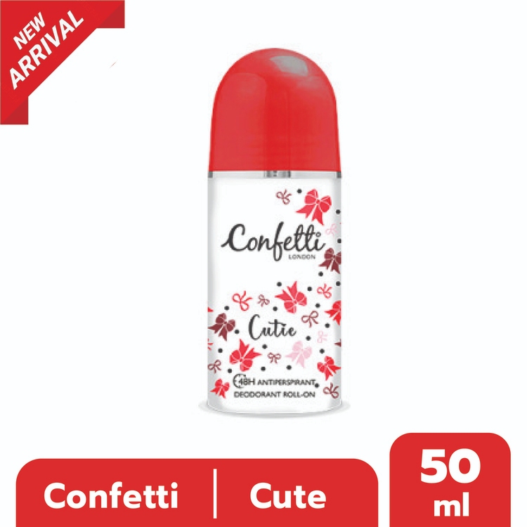 Confetti Roll On - Cutie / คอนเฟตติ โรลออน ช็อกโกแลต - คิวตี้ 50มล. ...