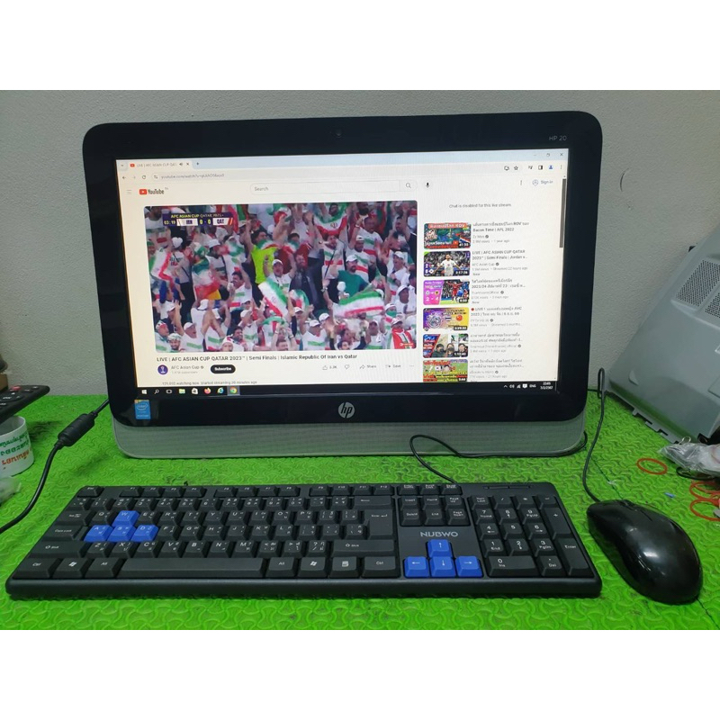 all in one HP 20 intel pentium (R) J2900 gen4 สภาพสวย การ์ดจอแยก ใช้งาน ...
