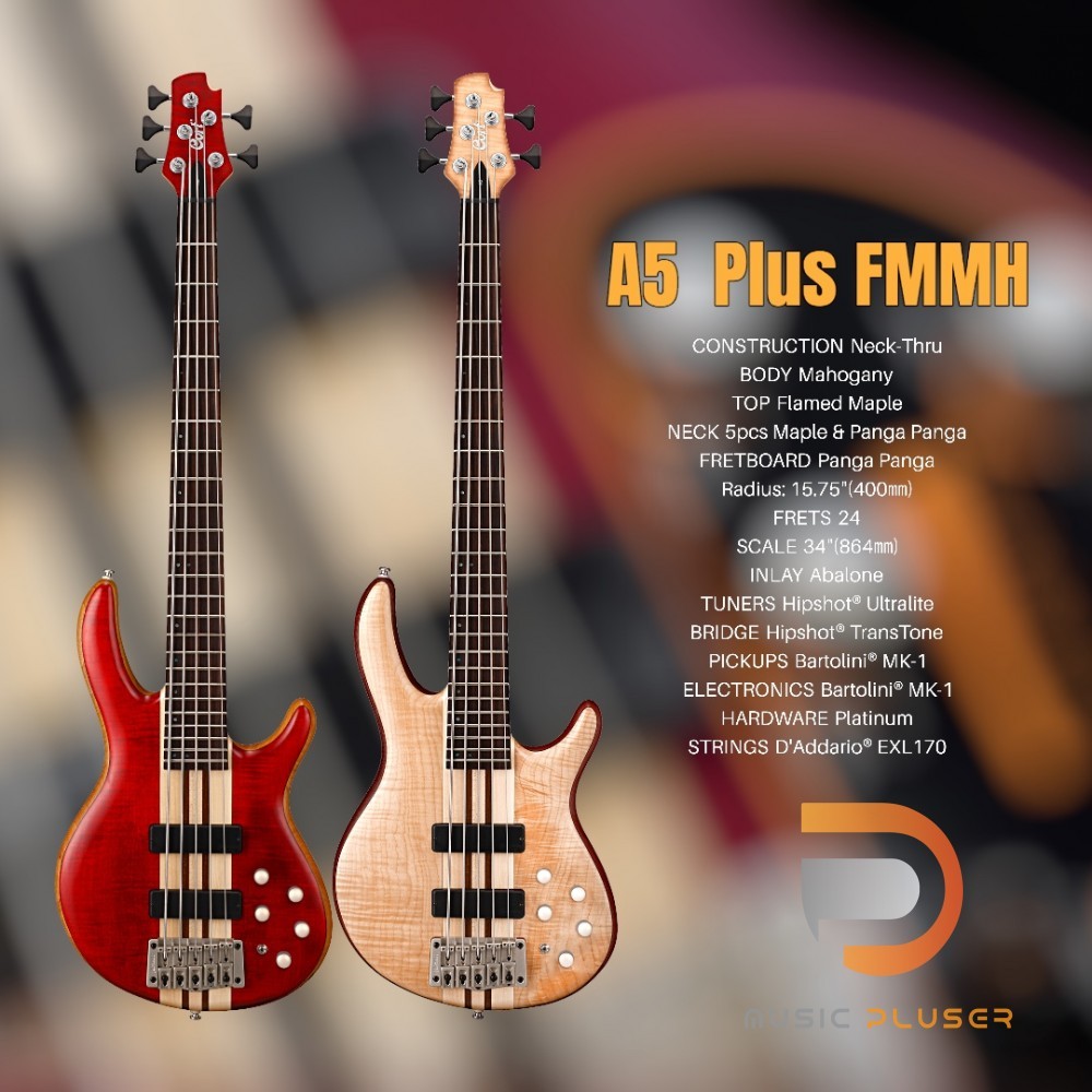 Cort A5 Plus FMMH เบสที่ไม่หวงสเปค ก็ว่าได้ ไม่ว่าจะเป็น BARTOLINI MK-1 ...