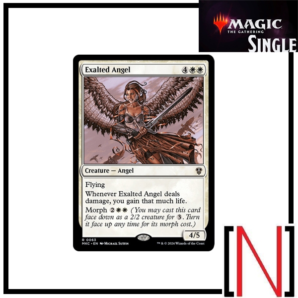 [MTG][Single][MKC] Exalted Angel ระดับ Rare [ภาษาอังกฤษ] | Shopee Thailand