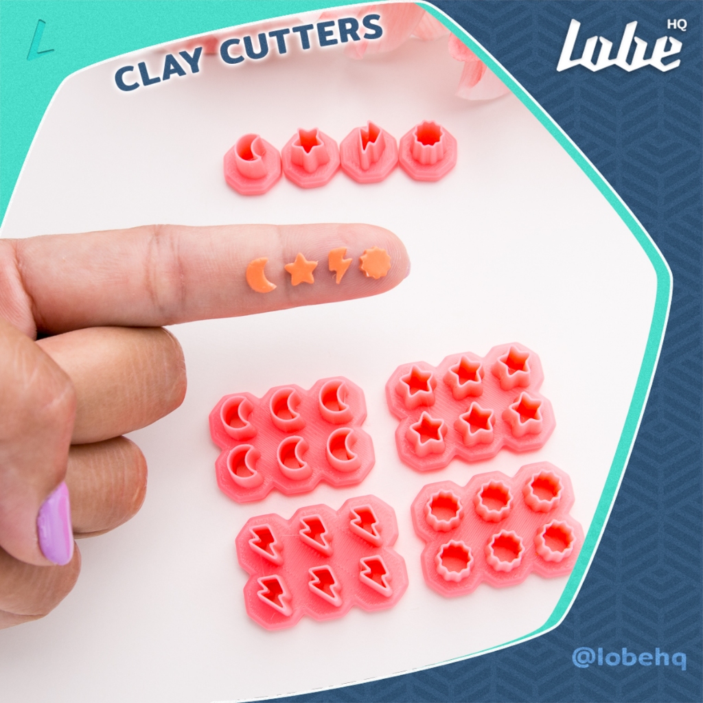 Lobehq Micro Clay Cutters Cosmos Pack A Clay Mold/ แม่พิมพ์กดดิน ...