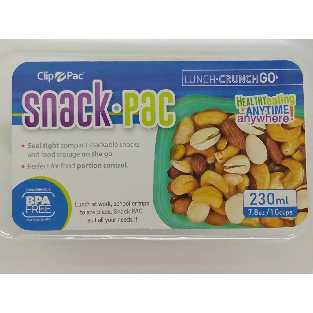 5ชิ้น กล่องสแนค Snack pac 230มล. กล่องใส่ของอเนกประสงค์ 5ใบ 100บาท (คละ ...