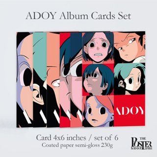 ADOY Album Card 4x6 inches Set of 6 การ์ดรูปภาพปกอัลบั้มวง ADOY 6 แบบ ...