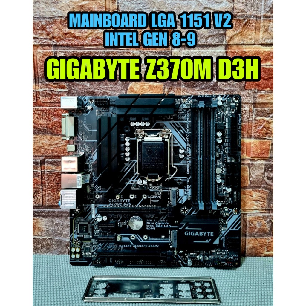 (ร้านในไทย) เมนบอร์ด 1151 V2 รองรับ CPU INTEL GEN 8-9 ** มีของพร้อมส่ง ...
