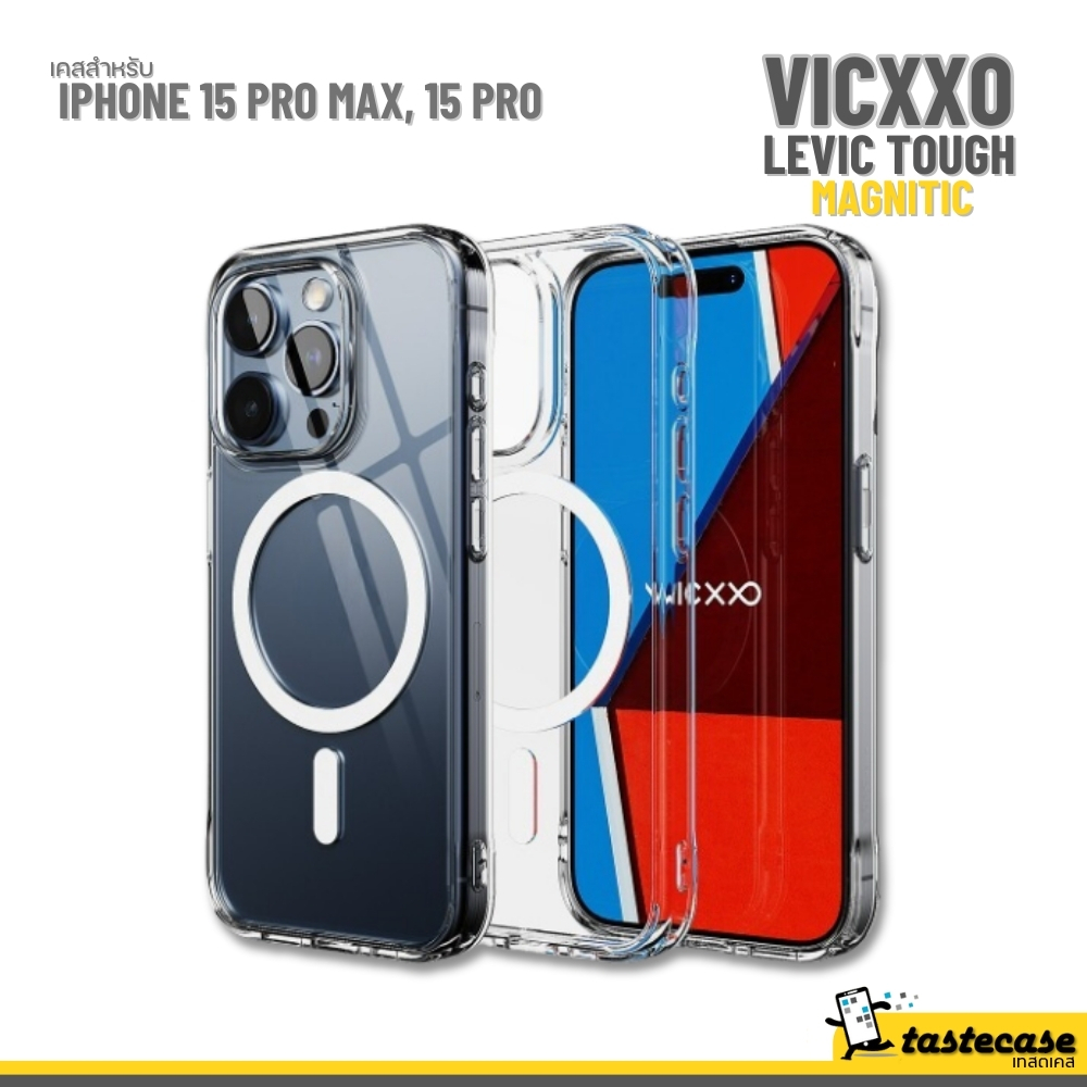 Vicxxo Levic Tough Magnetic for iPhone 15 Pro Max, 15 Pro เคสสำหรับ ...
