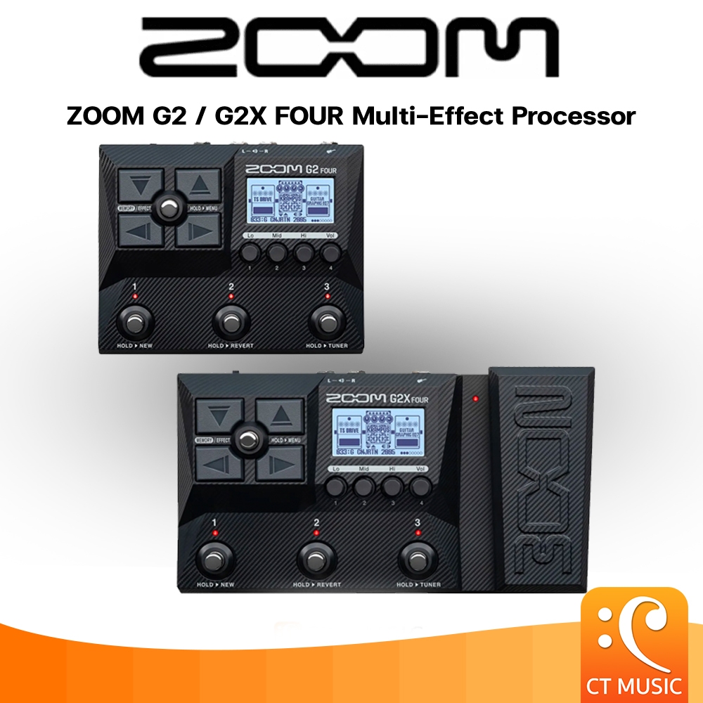 ZOOM G2 / G2X FOUR Multi-Effect Processor เอฟเฟคกีตาร์ | Shopee Thailand