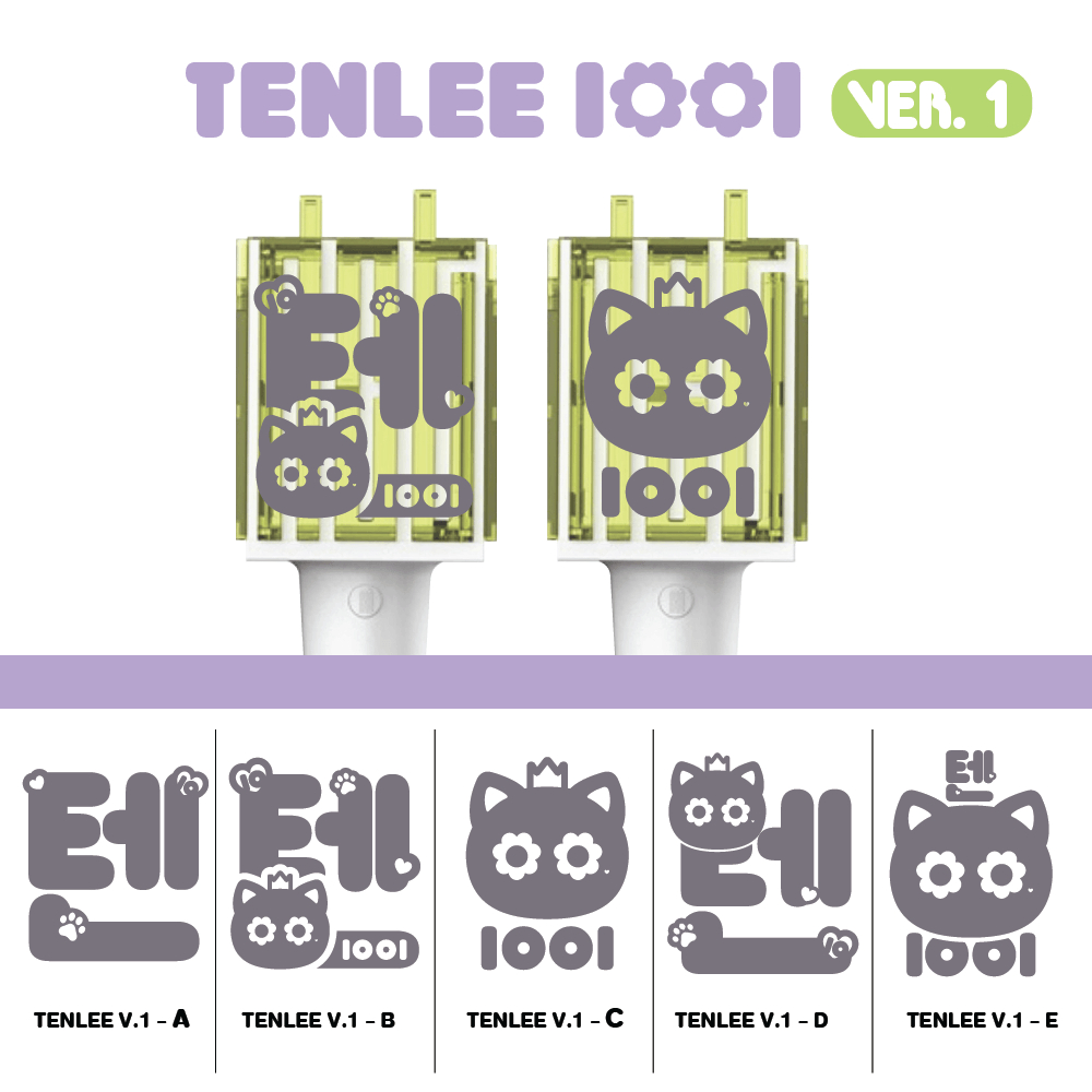 NCT + TENLEE : Sticker ติดแท่งไฟ แบบสะท้อนแสง | Shopee Thailand