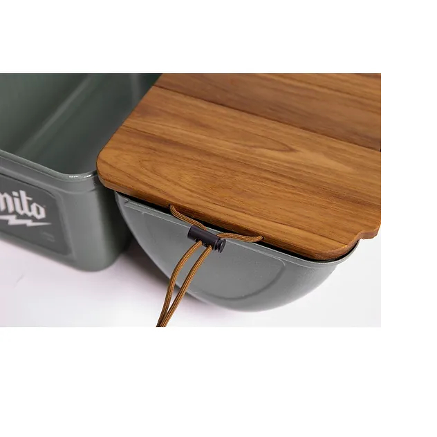 UNITO STAN TEAK FOLDING TRAY WOOD FOR STANLEY CLASSIC LUNCH BOX 10QT ...