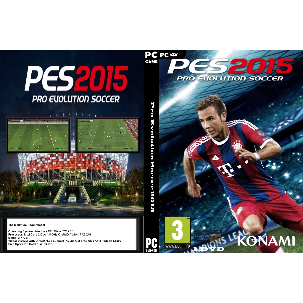 แผ่น Game PC Pro Evolution Soccer 2015 (1DVD) | Shopee Thailand