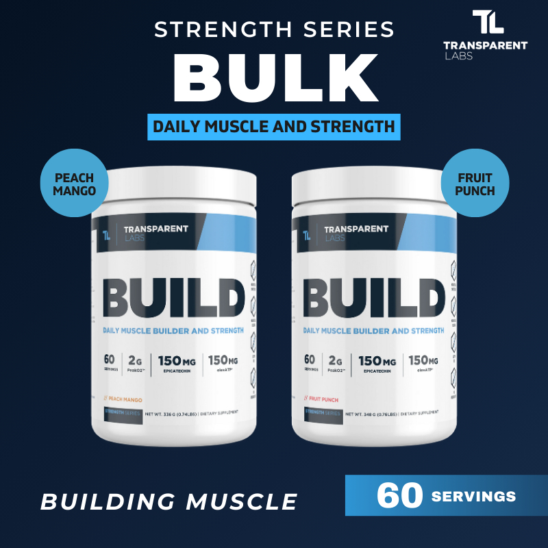 Transparent Labs StrengthSeries Build (ผงอาจจับตัวเป็นก้อน เนื่องจากสภาพอากาศประเทศไทย ไม่มีผล ...