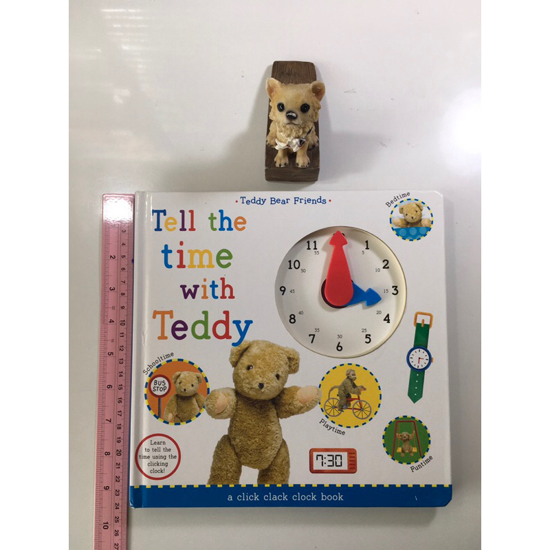 Tell the time with Teddy (Clock Book ขอบถลอกเล็กน้อย) หนังสือภาษาอังกฤษ ...
