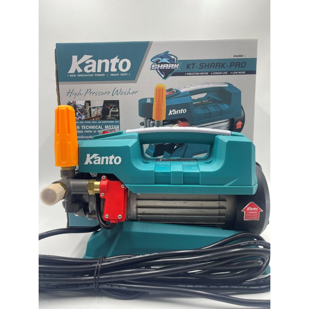 Kanto เครื่องฉีดน้ำ KT-SHARK-PRO ปรับแรงดันได้ รุ่นใหม่ 2024 มี มอก. มอเตอร์ไร้แปลงถ่าน | Shopee ...