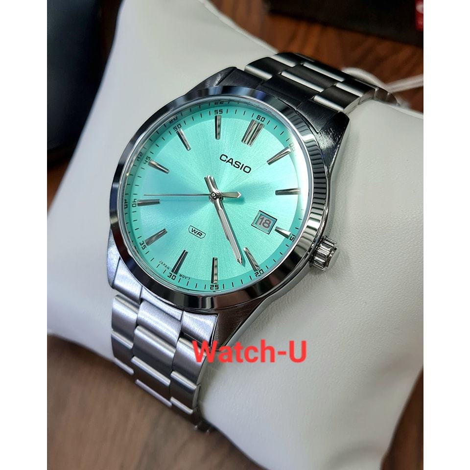 CASIO นาฬิกาข้อมือผู้ชาย สายแตนเลส MTP-VD03D รุ่น MTP-VD03D-2A3 | Shopee Thailand