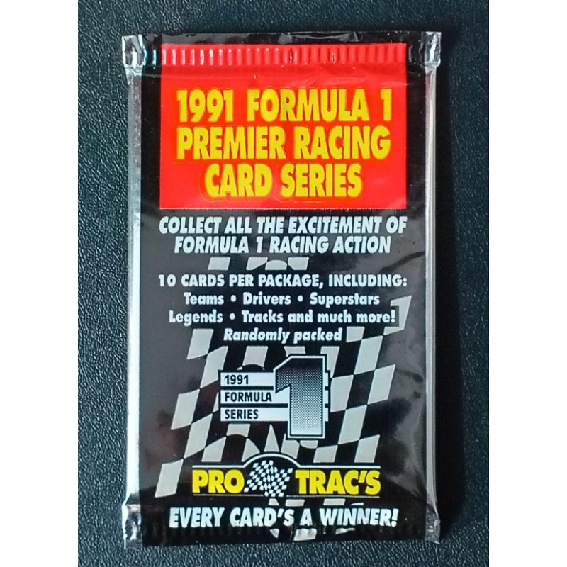 (Sealed Pack) ซองสุ่มการ์ดรถแข่งฟอร์มูล่าวัน (FORMULA 1 PREMIER RACING ...