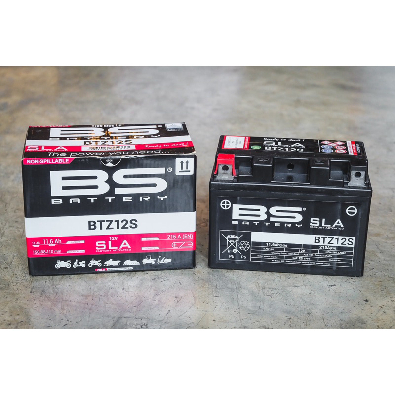 BS BATTERY BTZ12S (ของแท้) แบตเตอรี่สำหรับ FORZA ปี13-17 , NC700X และรถ ...